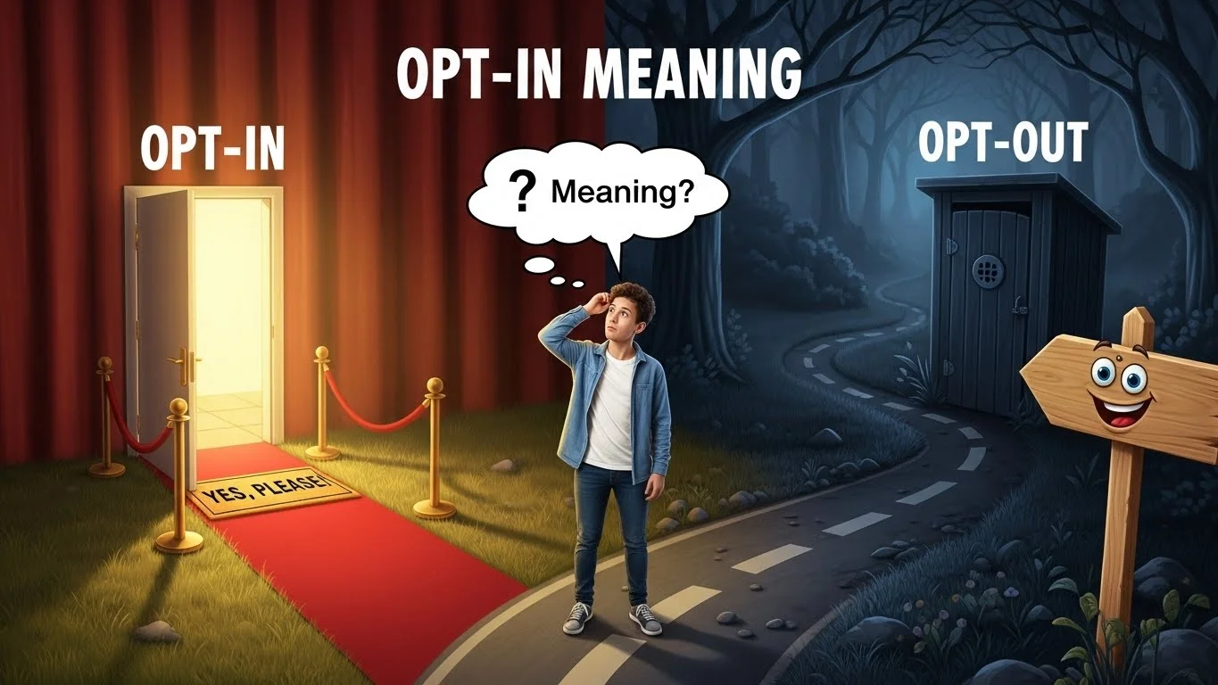 Opt In Meaning Explained Clearly: Definition, Examples, and Everyday ...